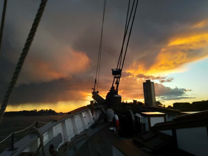 Sydney Harbor Tall Ship Wine & Canapés Evening Cruise - Key Points