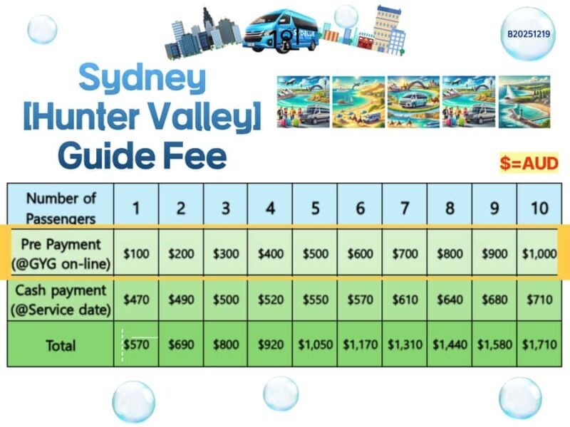 Sydney Hunter Valley Tour - FAQ