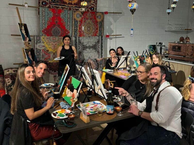 Sydney: Paint and Sip Classes - Acrylic, Canvas & Wine - The Details of the Painting Experience