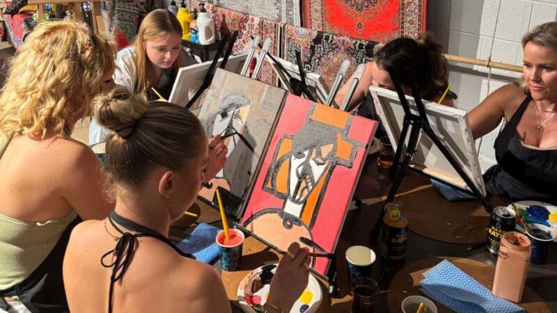 Sydney: Paint and Sip Classes - Acrylic, Canvas & Wine - FAQs