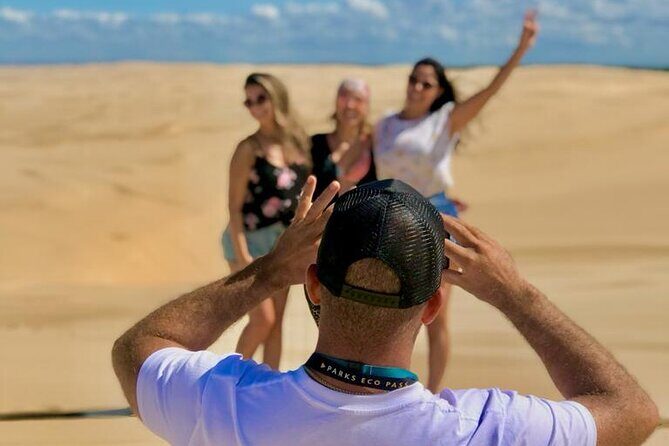Sydney: Port Stephens Sandboarding, Dunes & Dolphin Cruise option - Key Points