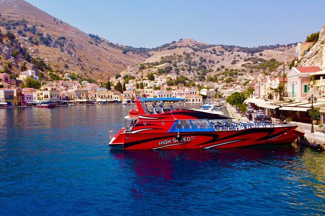 Symi Boat Tour from Kolymbia with Swimming Stop in St Georges Bay - Key Points