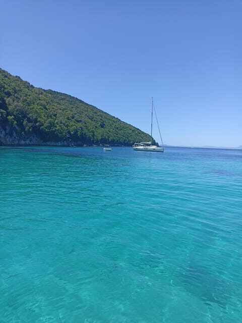 Syvota & Blue Lagoon cruise with BBQ and beach stop - Key Points