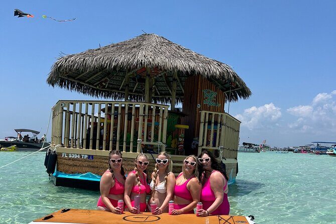 TAILFINS Tiki Boat Destin/Crab Island (6HRS/PRIVATE) - Key Points