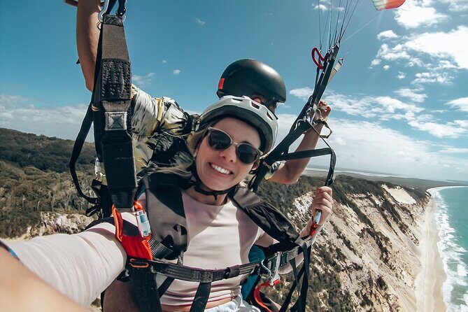 Tandem Paragliding Experience Rainbow Beach | Sunshine Coast - The Experience of Paragliding Over Rainbow Beach