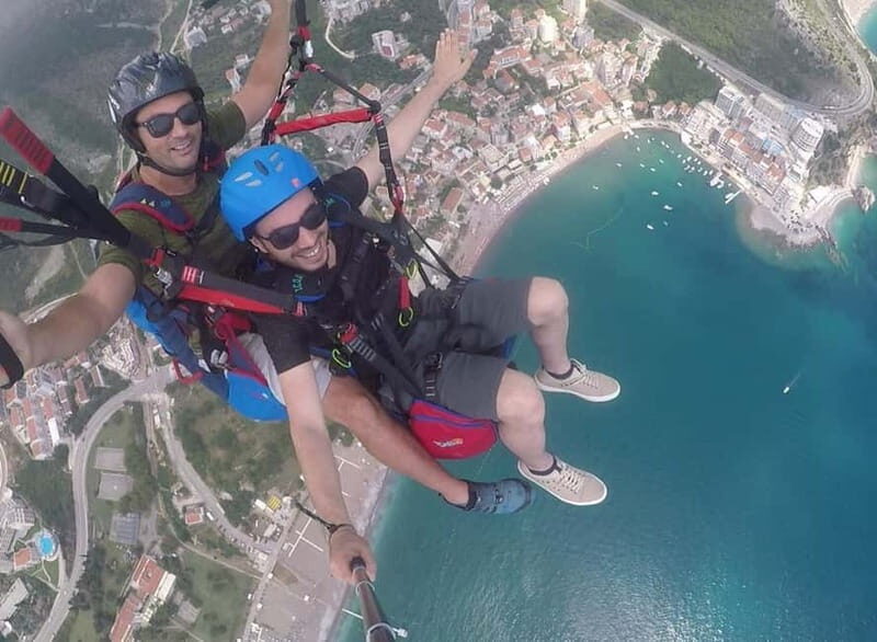 Tandem Paragliding in Budva with Expert Pilots/All-inclusive - What to Expect on the Flight