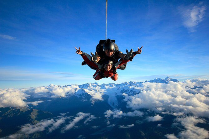 Tandem Skydive 18,000ft from Franz Josef - FAQ
