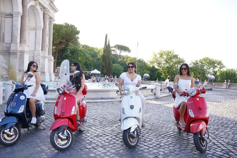 Taste, Explore, Capture-All inclusive Vespa Tour in Rome - Practical Aspects: Price, Duration, and Group Size