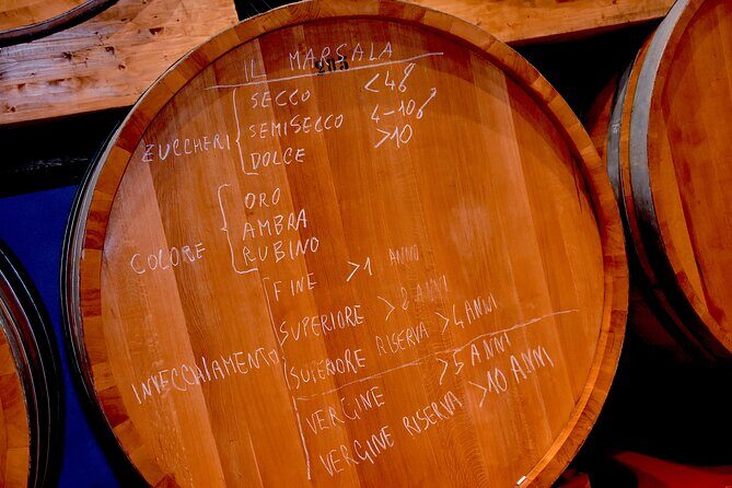 Tasting in the historic cellar of Marsala - The Sum Up