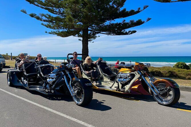 TAURANGA SHORE EXCURSION: Epic 25 min V8 Trike tour of Mt Maunganui & Tauranga - The Ride Experience: Power, Comfort, and Views