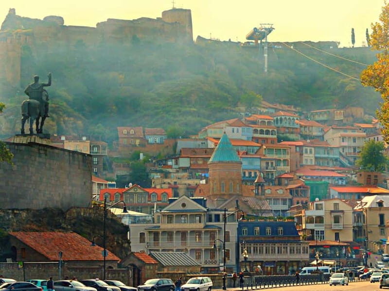 Tbilisi: Sightseeing Tour, Wine or Beer Tasting, & Cable Car - End of the Day