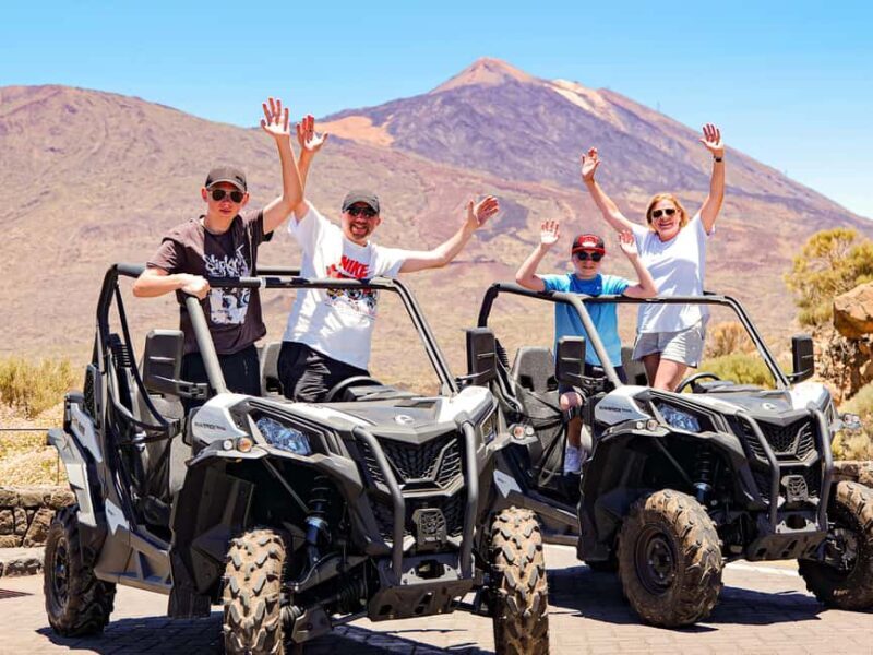 Tenerife: Teide Mountain Buggy On-Road GuidedTour with drink - Key Points