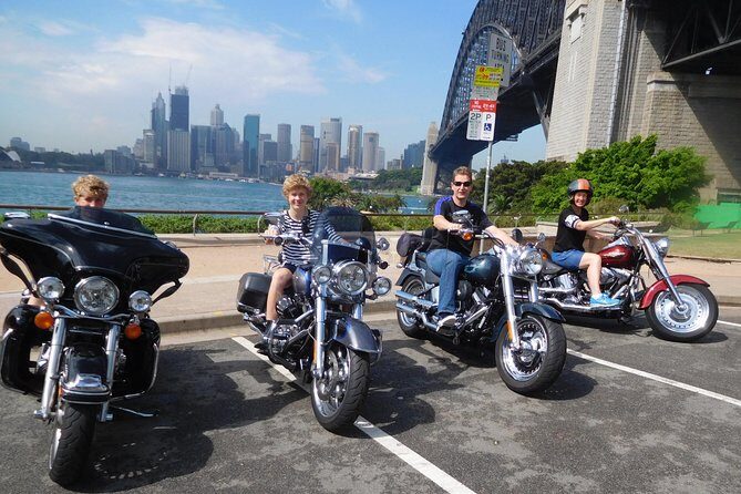 The 3 Bridges Harley Tour - see the main iconic bridges of Sydney on a Harley - Key Points  