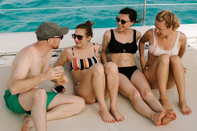 The Best Catamaran tour to Isla Mujeres with Open Bar and Lunch - Key Points