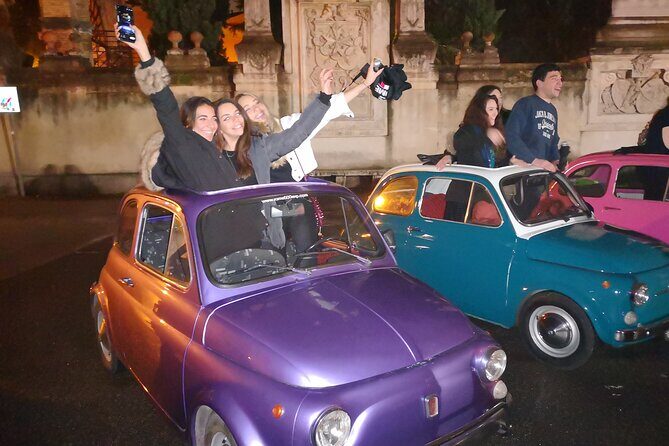 The Original Fiat 500 Night Tour of Rome - Key Points