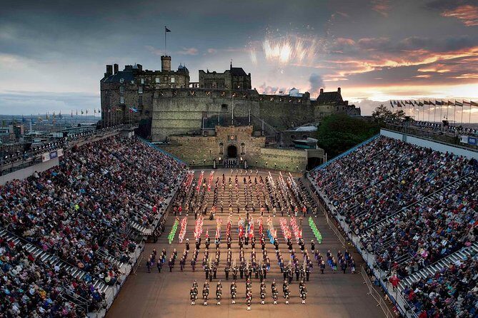 The Royal Military Tattoo Edinburgh City Tour Rosslyn Chapel and Dinner - Key Points