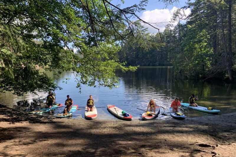 Thetis Lake: Paddle Board Tour with Gear Included - Discovering the Hidden Corners of Thetis Lake