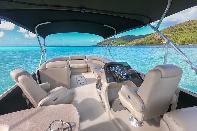 Toa Boat Bora Bora Private Lagoon tour On Majestic Pontoon Boat - Summary