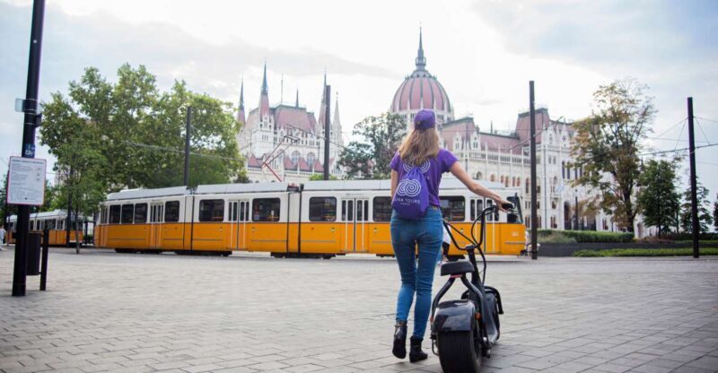 Top sights of Pest downtown on e-scooters incl. Parliament - Who Will Get the Most Out of This Tour?
