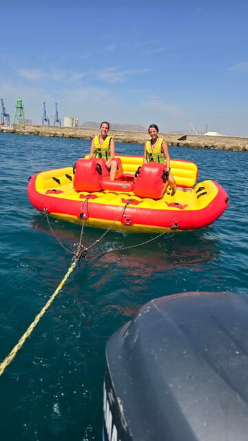 Torrevieja: Speedboat-Powered Inflatable Crazy Sofa Ride - The Sum Up