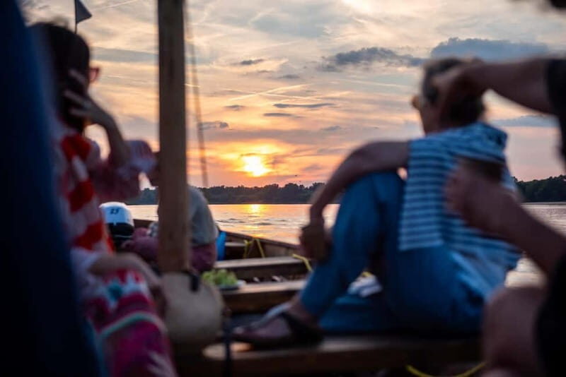 Toru: Sunset on the Vistula From a Traditional Boat. - Key Points