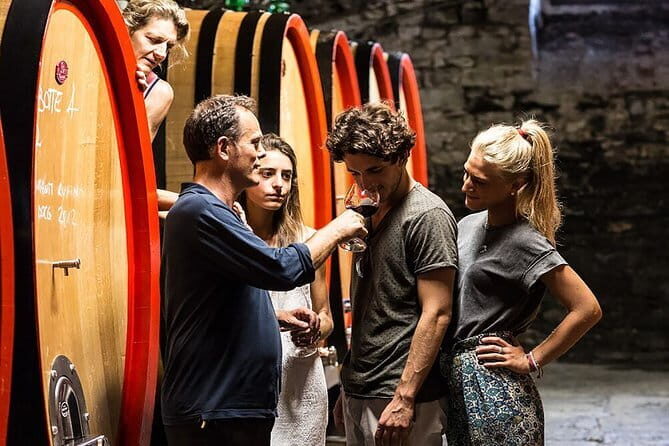 Tour of 900year old secret cellars + tasting of 3 wines and bread with EVO oil - A Closer Look at the 900-Year-Old Castle Cellars and Wine Tasting Tour