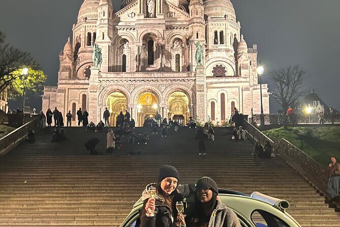 Tour of Paris and Montmartre in 2CV period with Champagne - Exploring the Itinerary in Detail