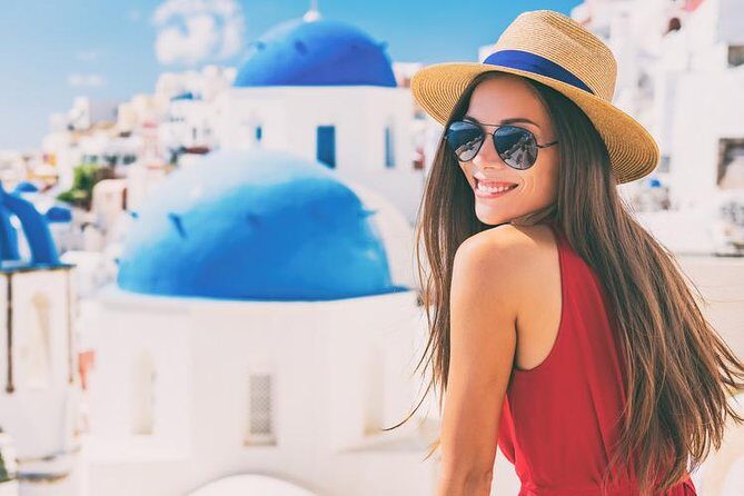 Traditional Villages Full day Tour in Santorini - Relaxing at Perissa Black Sand Beach