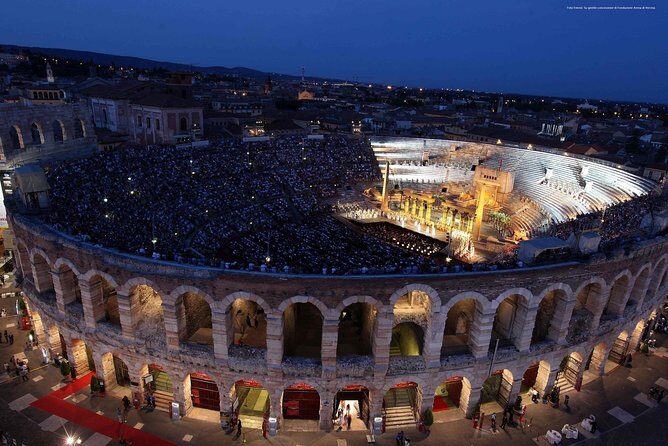 Transfer from Lake Garda to Verona Arena and Opera Ticket - Key Points