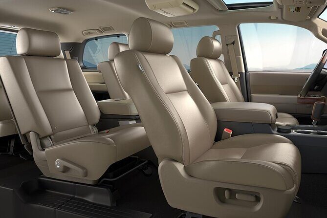 Transportation Round Trip up to 8 people - Key Points