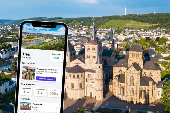 Trier Exploration Private Game and City Tour on your Phone - Key Points