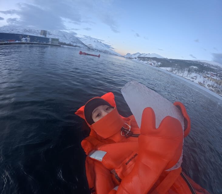 Tromsø: Arctic Fjord Floating in Survival Suit - Key Points