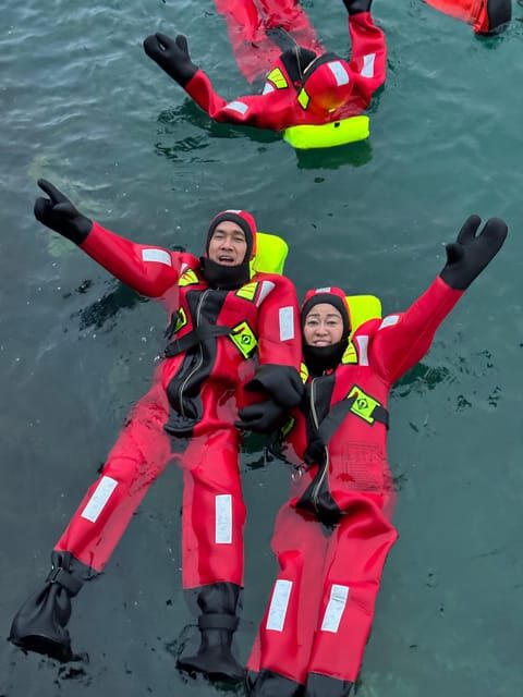 Tromsø: Arctic Fjord Floating in Survival Suit - The Experience in Depth