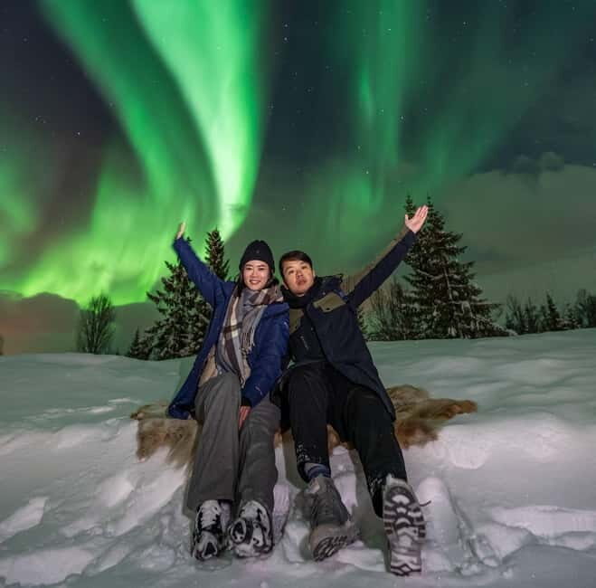 Tromsø: Private Northern Lights Chase 2-8 guests - Key Points