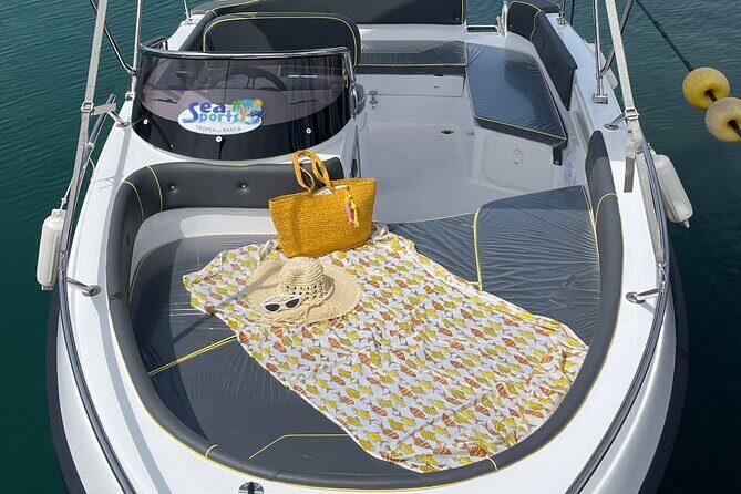 Tropea: Rent a New Marinello Boat. 4 Unforgettable hours, 5 seats - Key Points