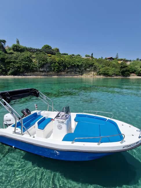Tsilivi Self-Drive Boat to Shipwreck Cove & Blue Caves - Exploring the Zakynthos Coast with Your Own Boat