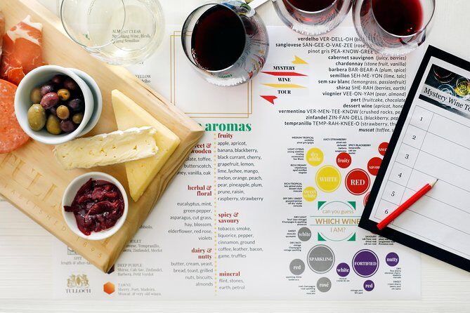 Tulloch Wines- Mystery Wine Tasting Experience with Local Cheese and Charcuterie - Key Points