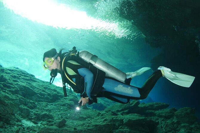 Tulum Area Experiences 2 Tank Guided Scuba Dives at Dos Ojos Cenote's + Lunch - Discovering the Mystique of Dos Ojos Cenote