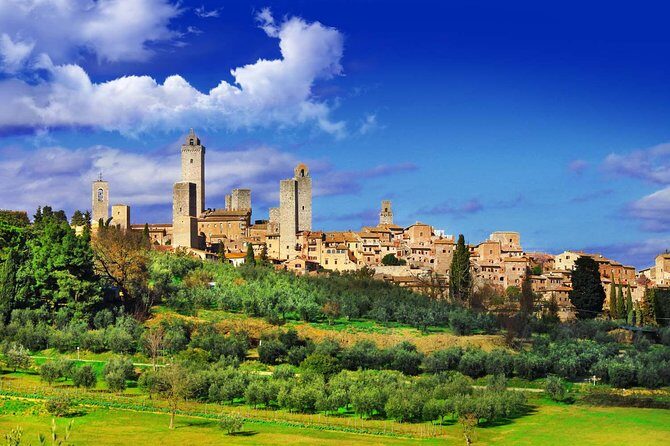 Tuscany countryside from Livorno: Private Volterra, San Gimignano & Wine Tasting - Key Points