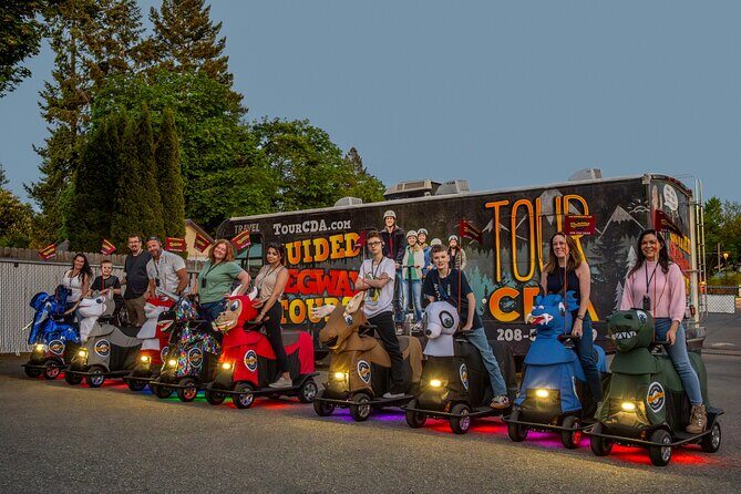 Twilight Rydables Guided Tours Evening Adventure in Coeur d'Alene - An Authentic Nighttime Adventure in Coeur dAlene: Twilight Rydables Guided Tours