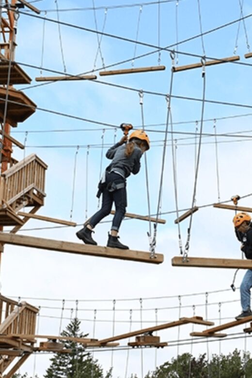 Tyroparc: La Cité des Bois Obstacle Course in Laurentians - Location & Access