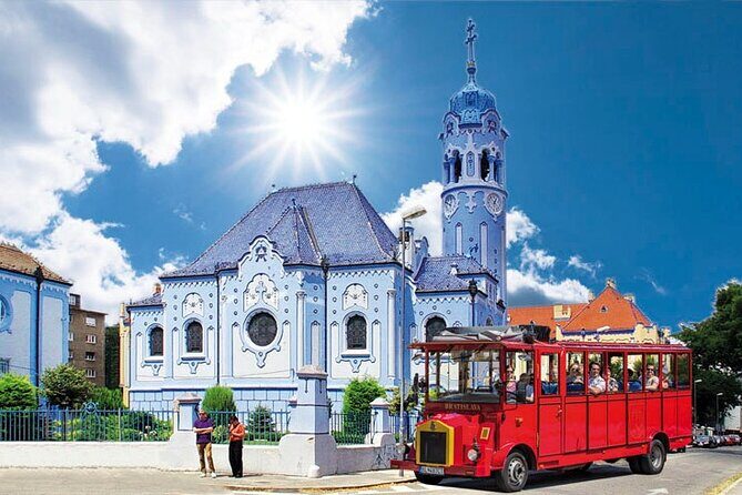 UFO&Blue Church in Bratislava by Presporacik Sightseeing Vehicle - Key Points