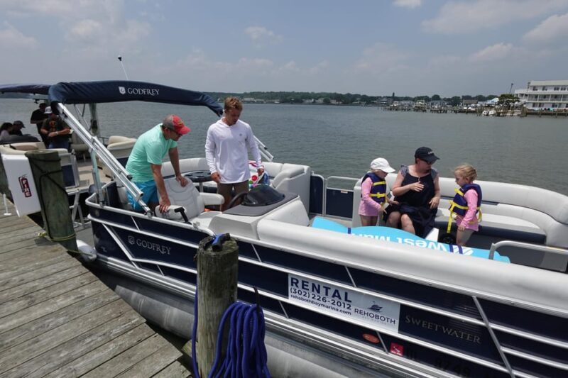 Ultimate Pontoon Boat Rental in Chincoteague Island, VA - What the Experience Looks Like