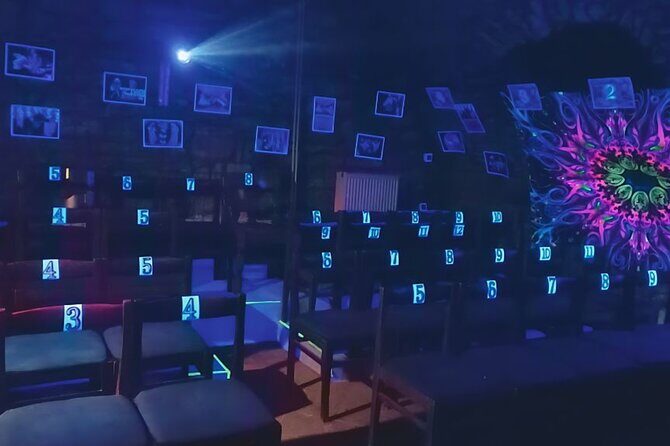 Underground Black Light Theatre Interactive Show in Prague - What You Can Expect at Each Stage