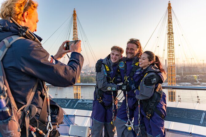 Up at The O2: Sunset Climb with Guided Tour with Panoramic Views - The Group Size and Guides