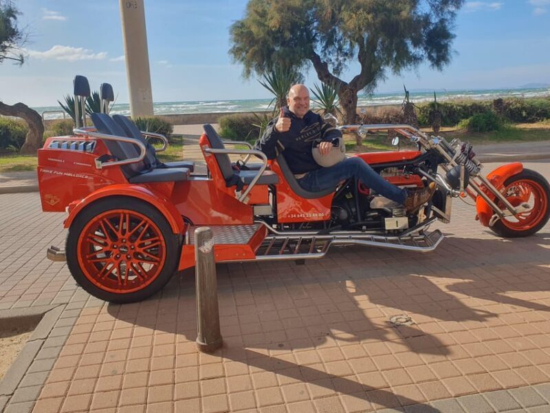 V8 Trike Tour mit Fahrer/Guide für max 4Gäste - Discover Mallorca in a Unique Way: The V8 Trike Tour