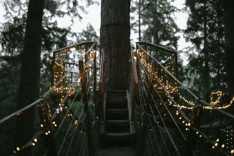 Vancouver Capilano Canyon light&peak of Christmas in Grouse - Key Points