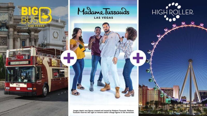 Vegas: Madame Tussauds, High Roller, & Hop-on Hop-off Tour - The Sum Up