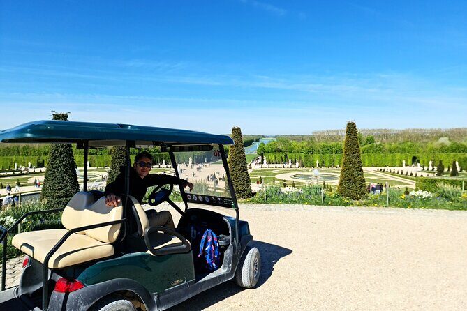 Versailles Golf Cart & Shuttle Guided Tour, Hamlet and Gardens - Key Points