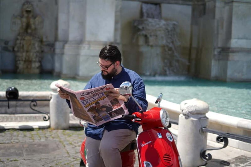 Vespa city tour in Rome with two different routes - Authenticity and Insider Tips